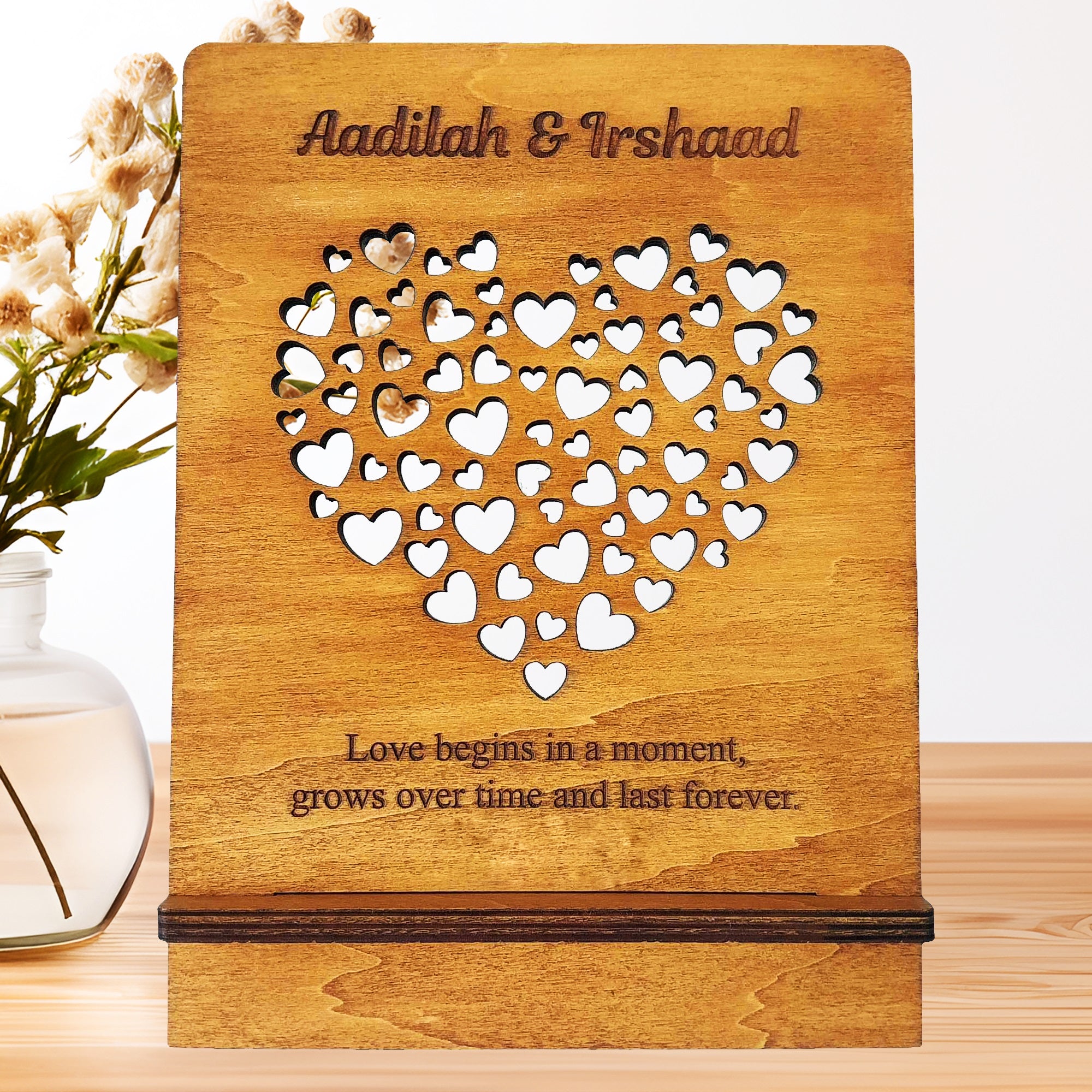 Personalised Love Plaque – Fascinate Ltd
